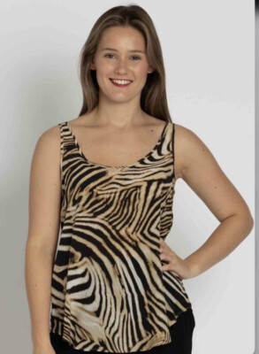 FREE POST NWT Mela Purdie Silk Scoop Neck Chemise Tank Top 18 2X RRP ...