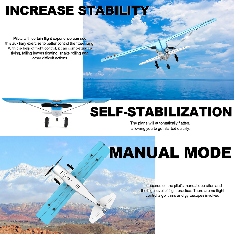RC Airplane Maule MX7 Monoplane 3D Aerobatic 6G Gyro Control Stunt ...