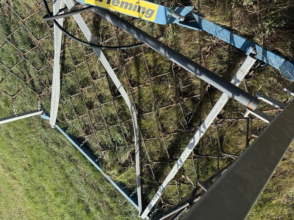 Fleming Grass Harrow frame Folding Chain Tractor Mounted £1600+vat ...