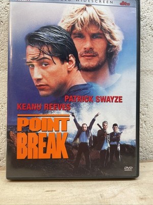 Point Break DVD 2001 Widescreen Patrick Swayze, Keanu Reeves ...