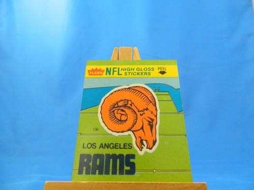 Los Angeles Rams Fleer NFL Team Action 1981 Sticker | eBay