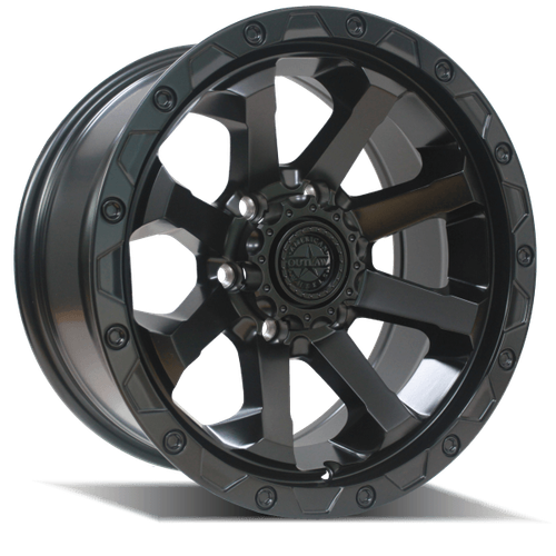 16x8 AMERICAN OUTLAW CAPONE 6x139.7 1450KG LOAD ALLOY WHEELS RIMS ...