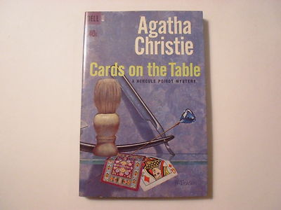 Cards on the Table, Agatha Christie, Hercule Poirot, 1962 Book-Rare ...
