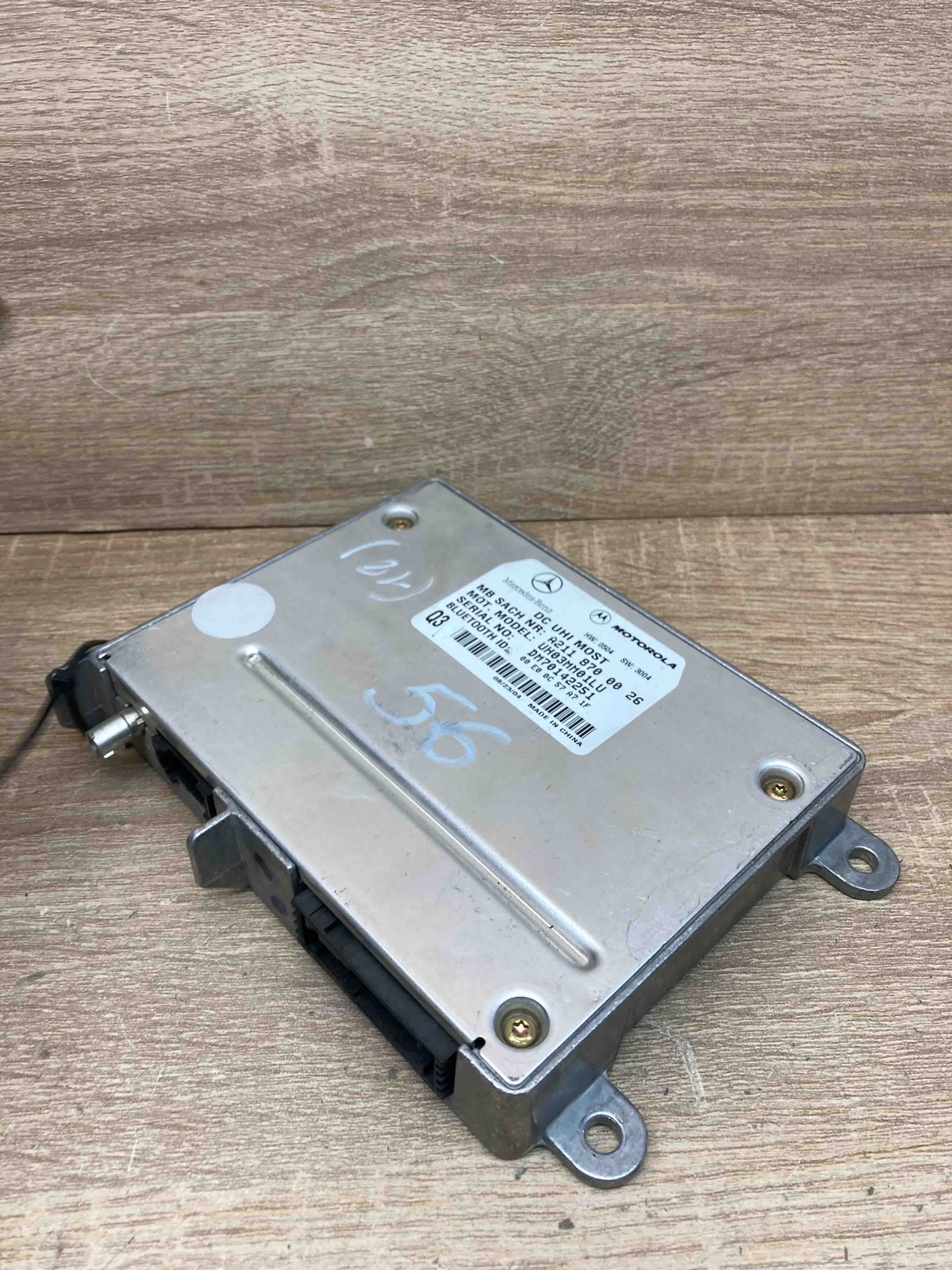 A2118700026 Used Motorola Mercedes Benz W211 BLUETOOTH MODULE HAND FREE ...