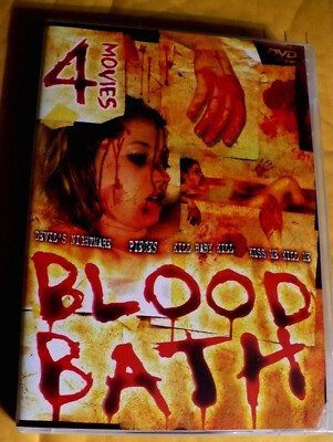 Blood Bath (DVD 2002) 4 movies, 2 discs, NR & R, used, Erica Blanc ...