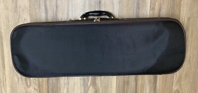 Vintage Violin Case with Straps Velvet Formed Interior | eBay