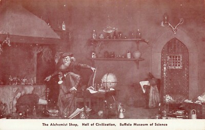 Postcard Interior Alchemist Shop Buffalo Museum of Science Unposted New ...