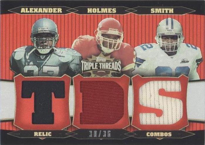 2006 Topps Triple Threads - Relic Combos Emmitt Smith, Shaun Alexander ...