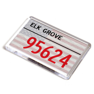 FRIDGE MAGNET - Elk Grove, 95624 - US Zip Code | eBay