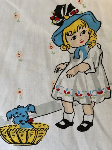 2 VTG RAGGEDY ANN ANDY MARCELLA UNCLE CLEM TWIN FLAT SHEET BOBBS ...