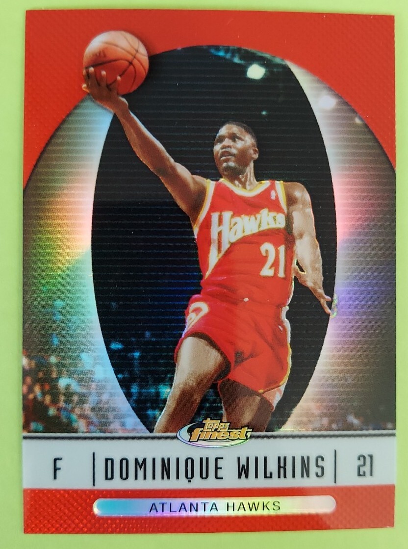 2006-07 TOPPS FINEST DOMINIQUE WILKINS REFRACTOR #43 HAWKS HOF GREAT | eBay
