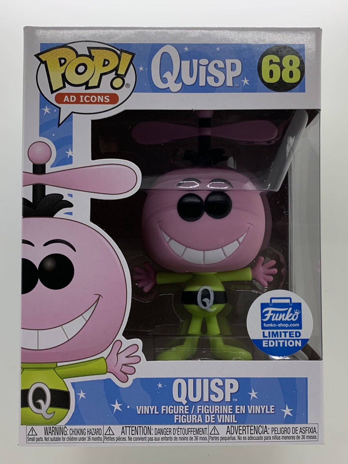 Funko POP! Ad Icons Vinyl Figure - QUISP #68 *Funko Shop Exclusive ...