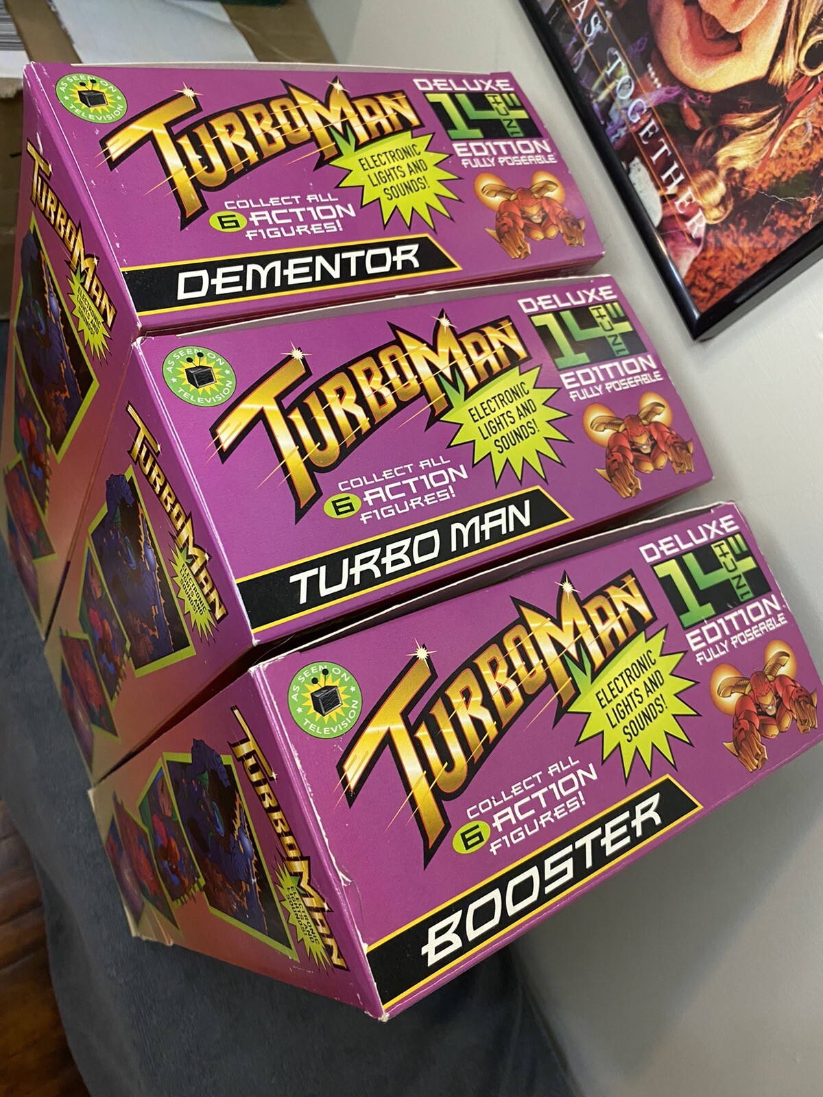 SCREEN USED 📺Turbo Man, Dementor & Booster Jingle All The Way ORIG ...