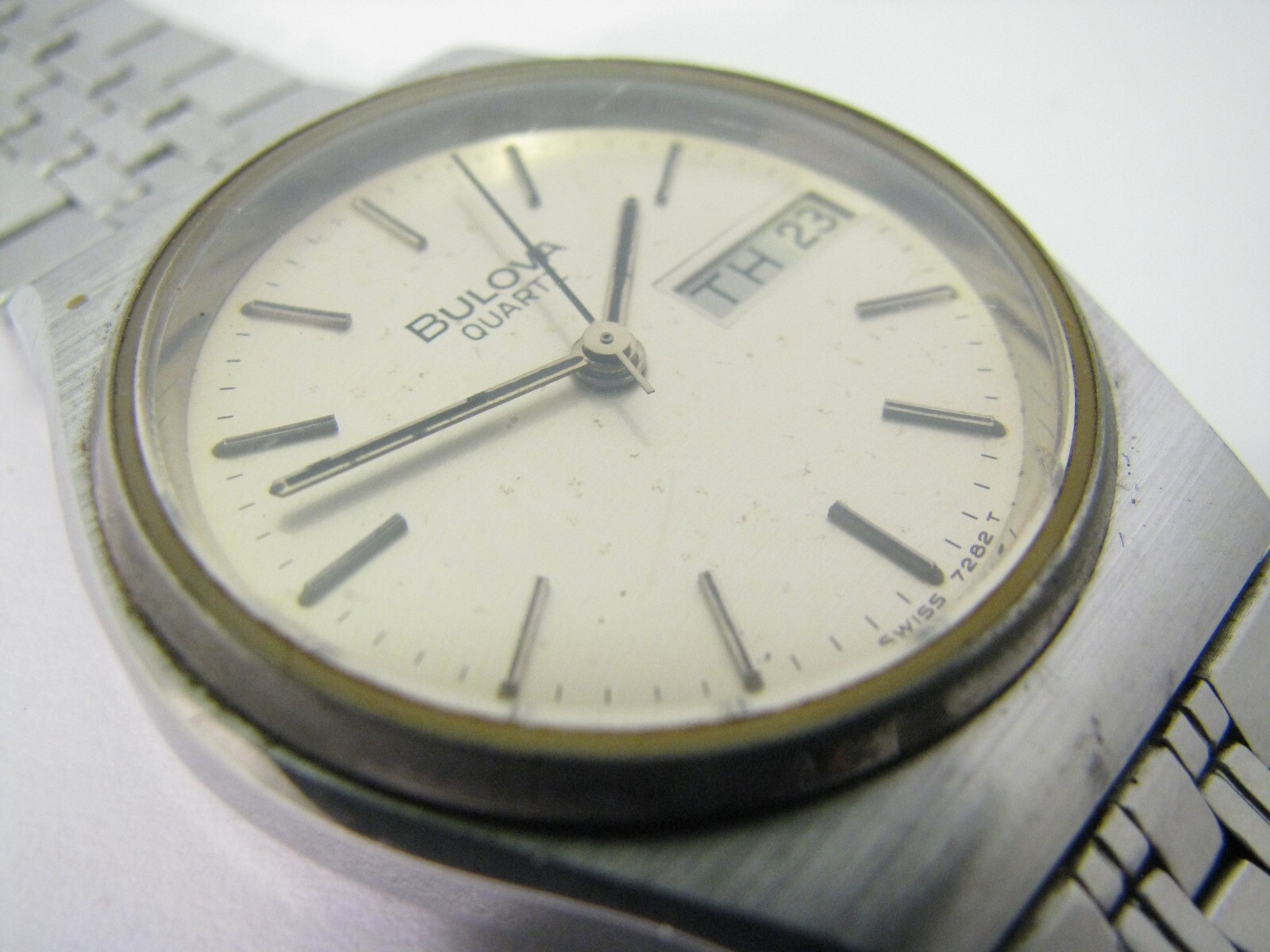 Vintage Bulova 92882 Swiss Quartz 2623.10 Mobile Oil Award Men's Watch ...