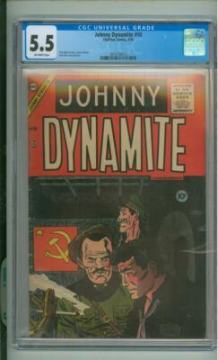 Johnny Dynamite #10 CGC 5.5 Pete Morisi Story, Cover & Art 1955 | eBay