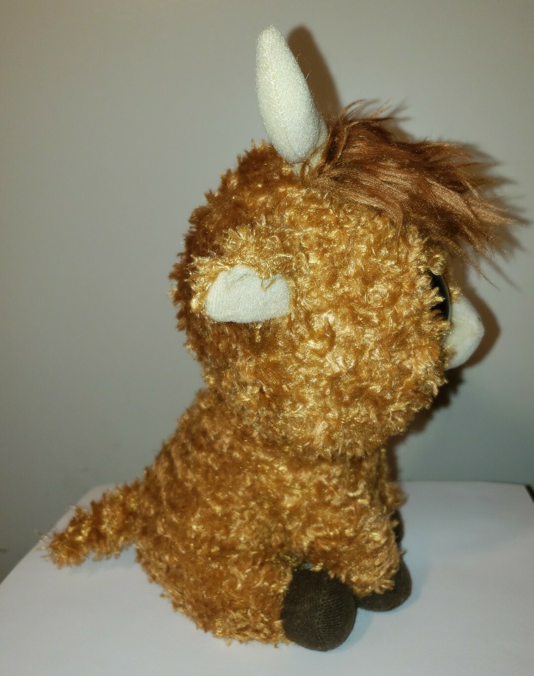 Ty Beanie Boos ANGUS Scottish Highland Cow Medium 9" NEW MWMT Stuffed ...