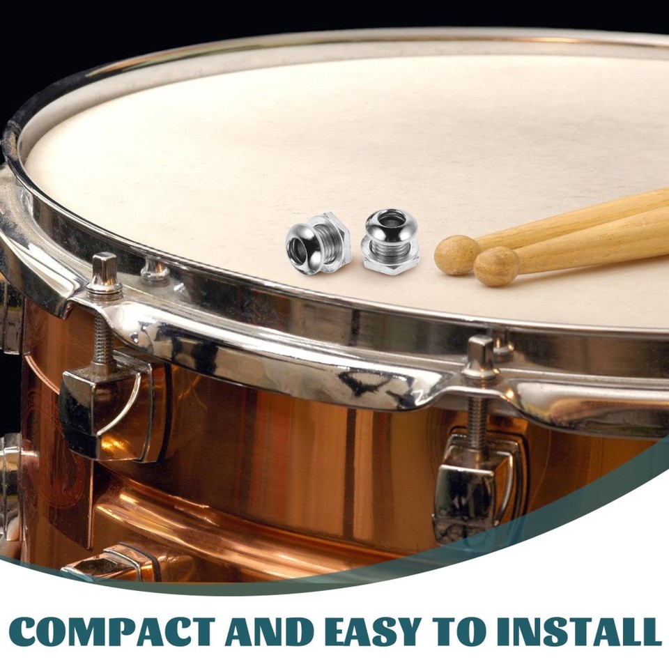 4 Pcs Snare Drum Hardware Air Hole Screws Set Percussion Part Vent ...