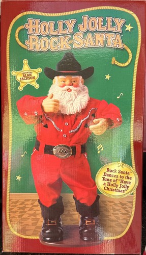 Holly Jolly Rock Santa 10” Singing Hip-Swingin' 1999 Seen In Baby ...
