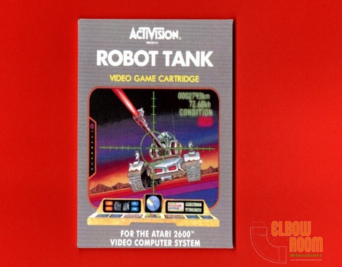 Atari 2600 Robot Tank Activision box art 2x3" fridge/locker magnet VCS ...