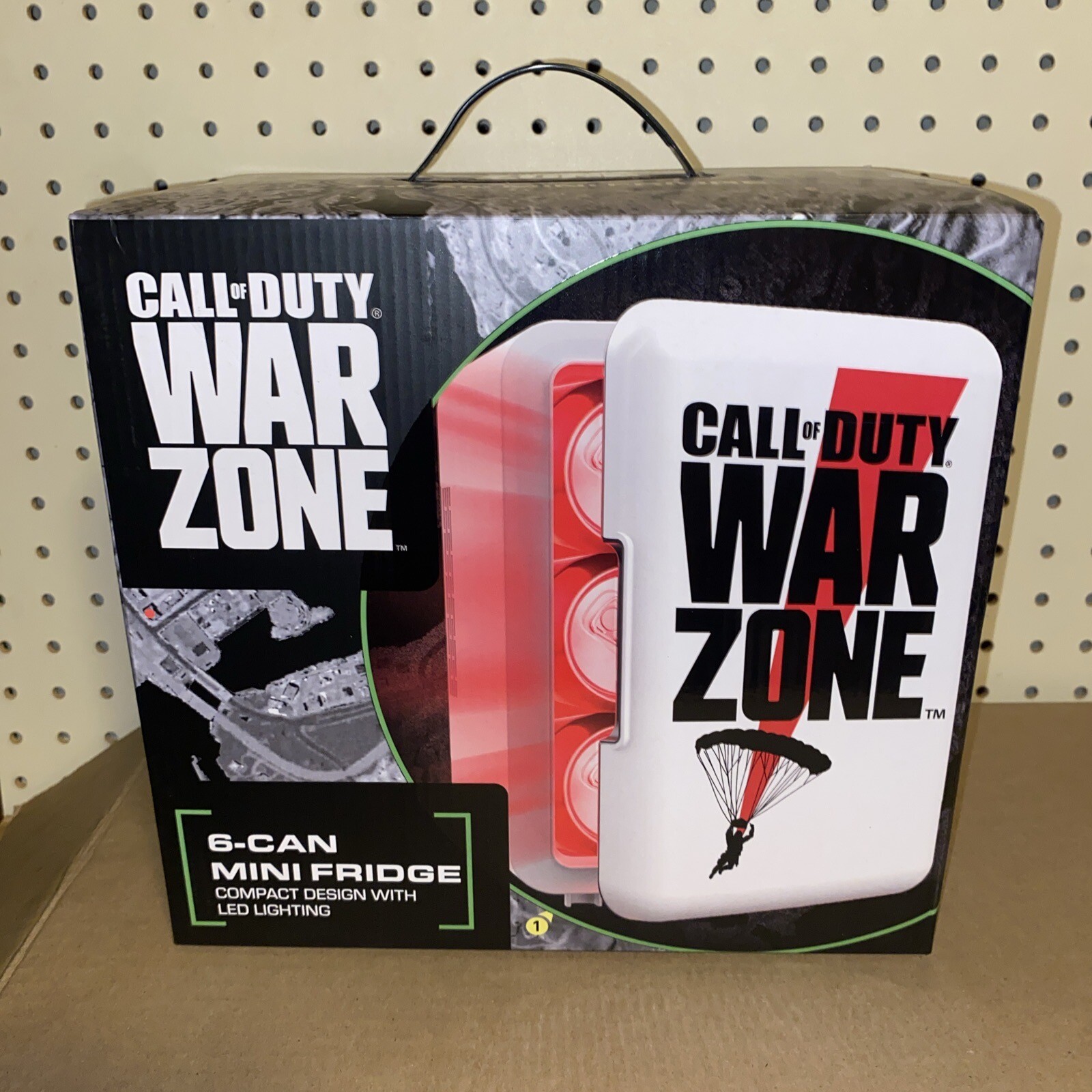 Call Of Duty War Zone Logo 6 Can Mini Fridge COD Game Room Decor LED ...