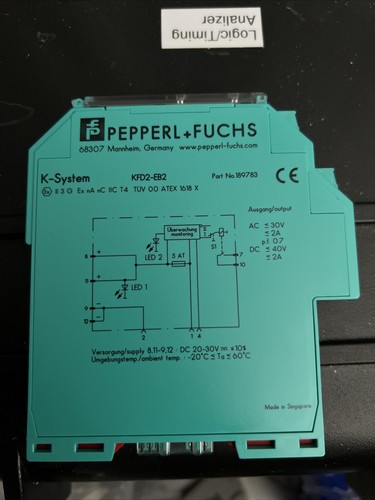 Pepperl+fuchs kfd2-eb2 power feed module 189783 | eBay