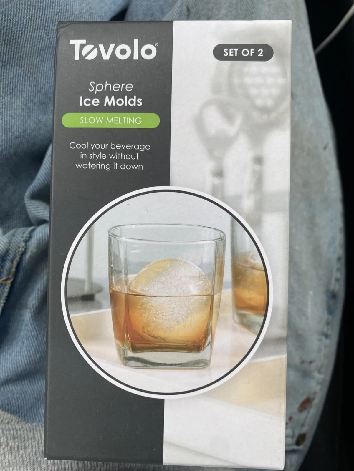 TOVOLO Sphere Ice Molds Stackable Slow Melting Set of 2 New In Box | eBay