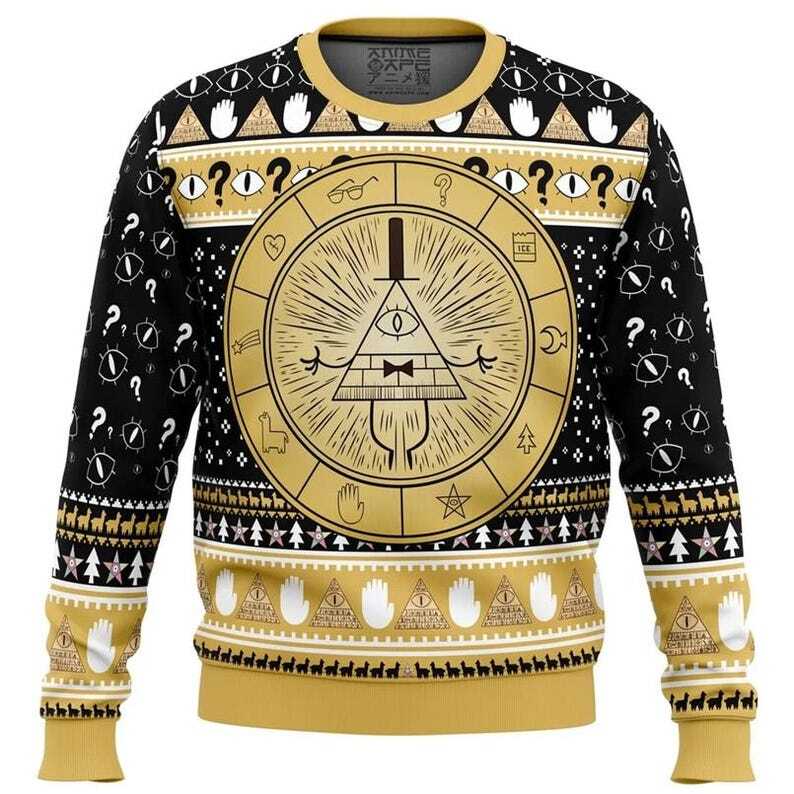 Bill Cipher Gravity Falls Ugly Christmas Sweater, Gravity Falls ...