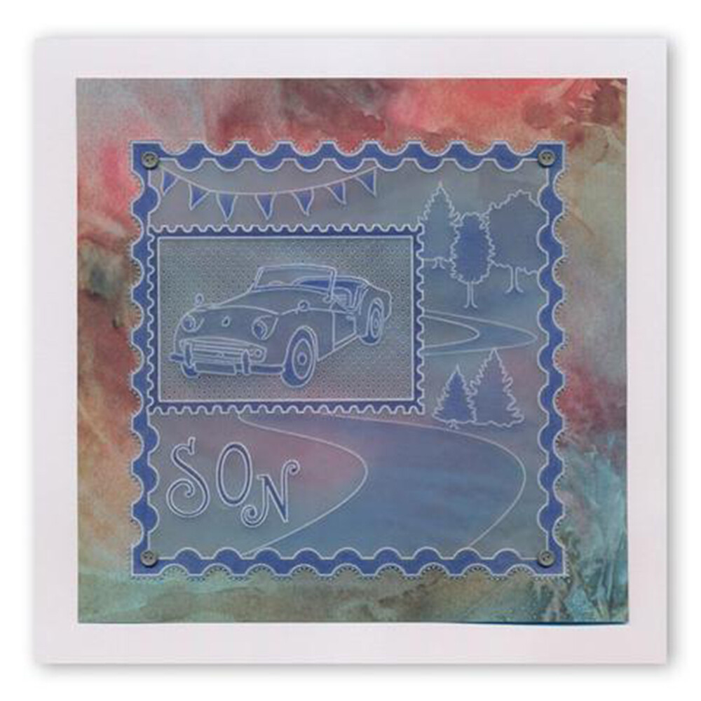 Clarity Stamps Groovi Parchment Embossing Vehicles, Transport A6 Plates ...