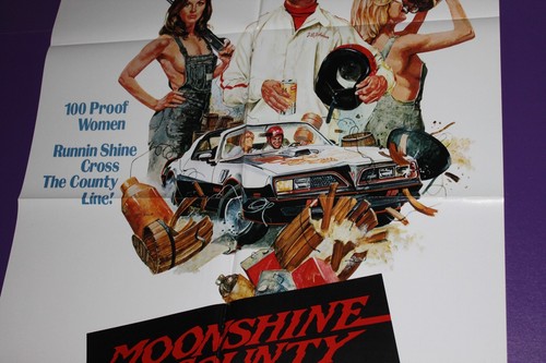 MOONSHINE COUNTY EXPRESS MOVIE POSTER ORIGINAL ONE SHEET CLAUDIA ...