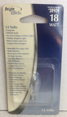 Bright Effects XENON BULB, 18 WATT 12v LOW VOLTAGE, BRIGHT EFFECTS ...