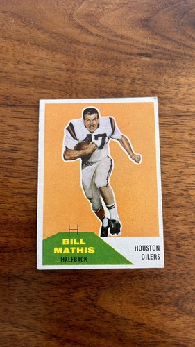 1960 FLEER FOOTBALL AFL #99 BILL MATHIS- HOUSTON OILERS | eBay
