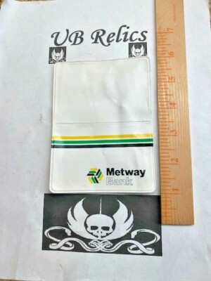 metway bank Australia VINTAGE RARE BANK CARD CASE | eBay