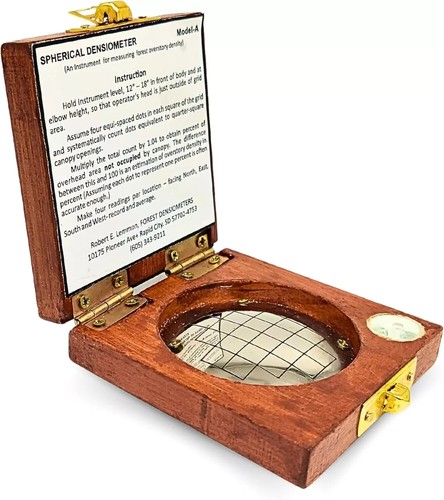 Vintage Scientfic Instrument Crown Densiometer, Convex Natural Wooden ...