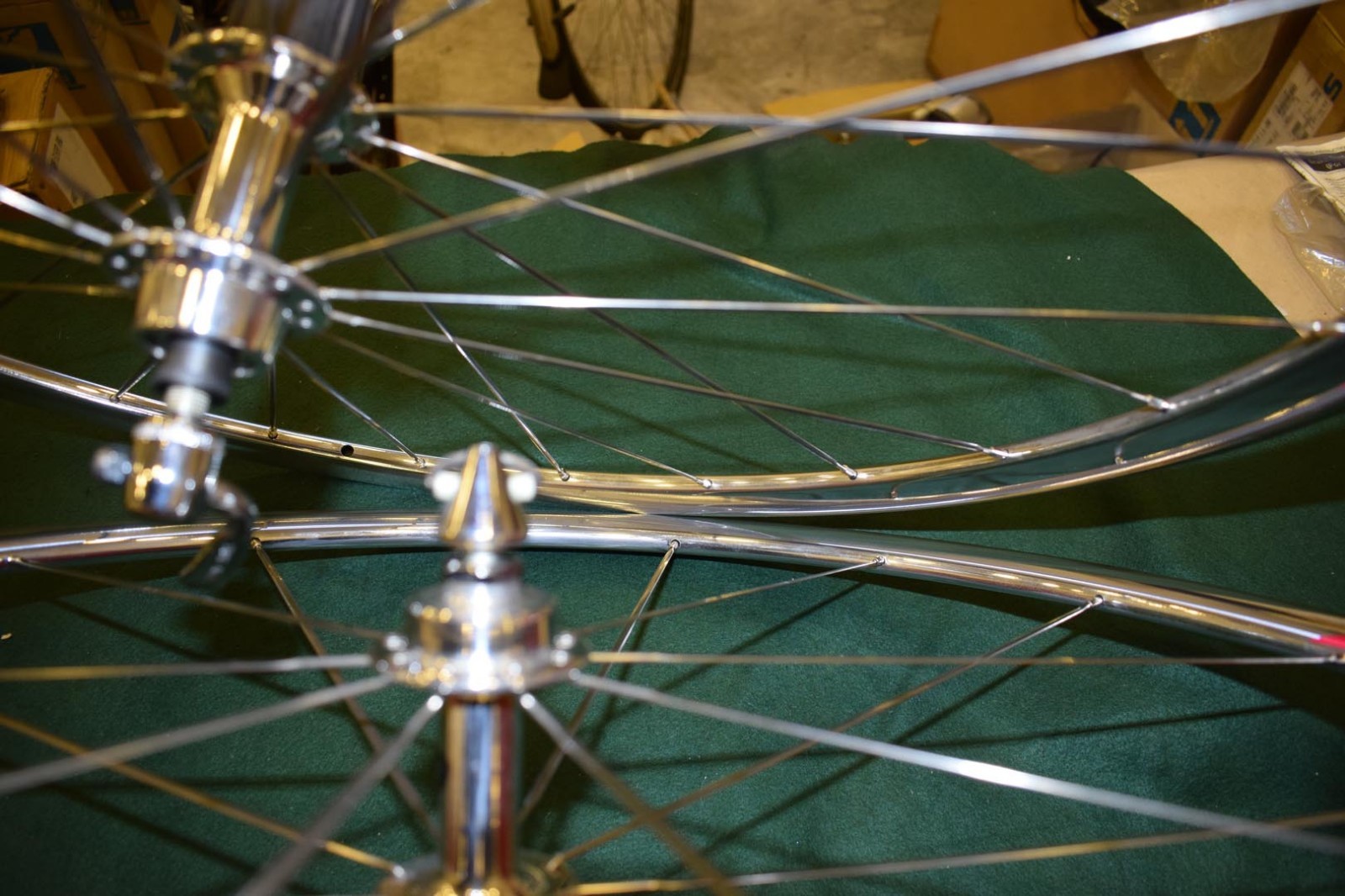 RIGIDA DP18 wheel Set 700c 28'' sealed bearing hub 8sp Aero spoke ...