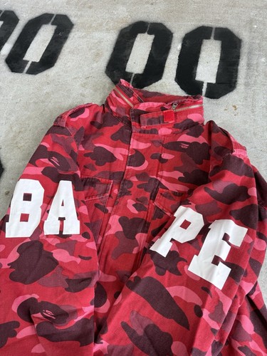 A Bathing Ape 2005 OG Pharrell Camo M-65 Military Jacket Mens XL | eBay