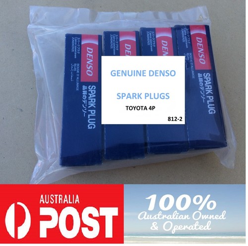 DENSO SPARK PLUGS X 4 - W20EX-U - SUITS TOYOTA 4P - POINTS OR ...