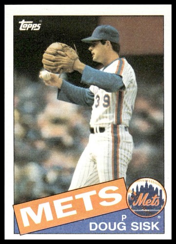 1985 Topps #315 Doug Sisk New York Mets NM+ | eBay