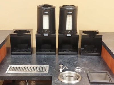 Cuda Coffee Thermal Gravity Pot Dispenser Base Stand Coffee Shop Model ...