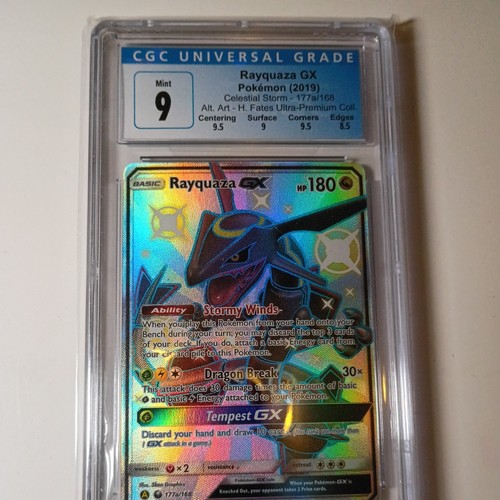 Rayquaza GX 177a/168 Hidden Fates Prem Coll FA Promo Pokemon - PSA 9 ...