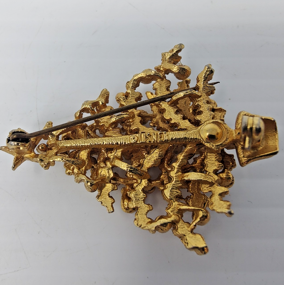 Vintage Lisner Insigne Christmas Tree Brooch Pin - 6 Missing ...