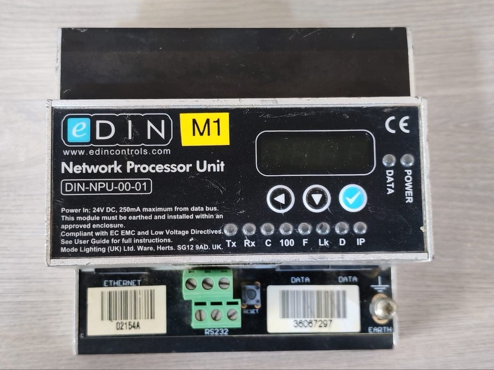 eDIN DIN-NPU-00-01 NETWORK PROCESSOR UNIT (BLACK) | eBay
