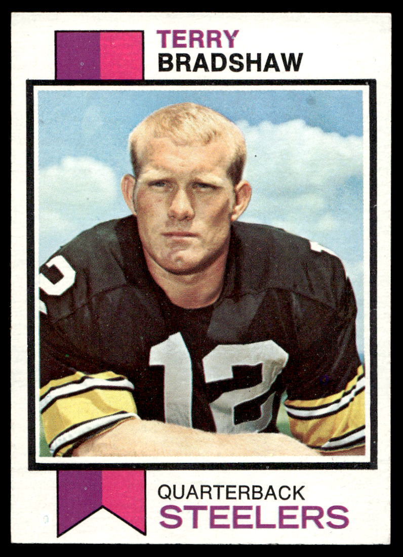 1973 Topps #15 Terry Bradshaw Pittsburgh Steelers 2nd Year NM-MT of ...