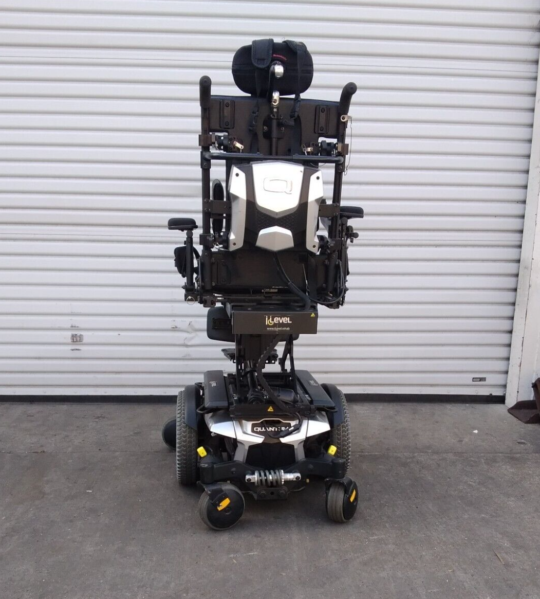 Quantum iLevel Electric Wheelchair, Raises and Lowers, Tested w/Battery ...