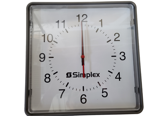 Simplex (2310-9271A) 12″ Square Replacement Synchronized Wired Clock Open Box | eBay