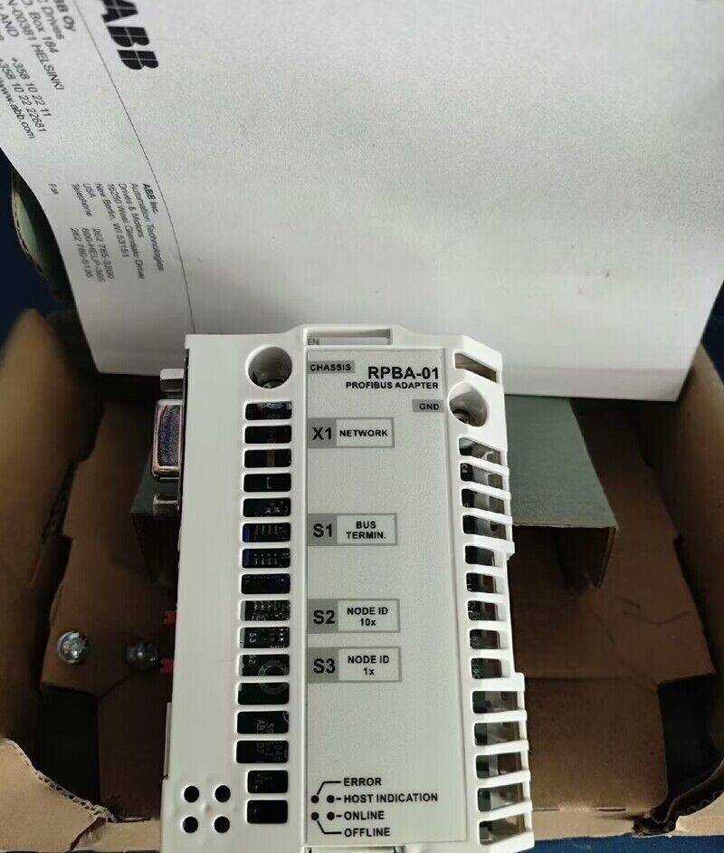 New In Box ABB RPBA-01 Profibus DP Communication Adaptor Module with ...