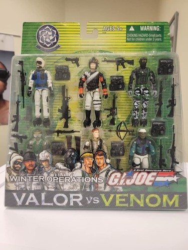 GI Joe Valor vs Venom Figure Winter Operations Complete 2005 G.I. JOE 6 ...