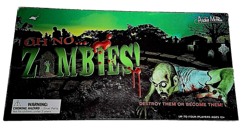 OH NO ZOMBIES! Board Game-Destroy Them Or Become Them-2009-By Archie ...