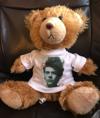 ONE DIRECTION Harry Styles lipstick kisses TEDDY BEAR 1D | eBay Australia