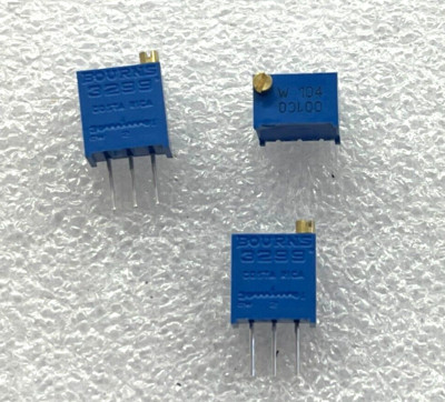 (3 PIECE LOT) 3299W-1-104, BOURNS, TRIMMER 100K OHM 0.5W PC PIN TOP | eBay