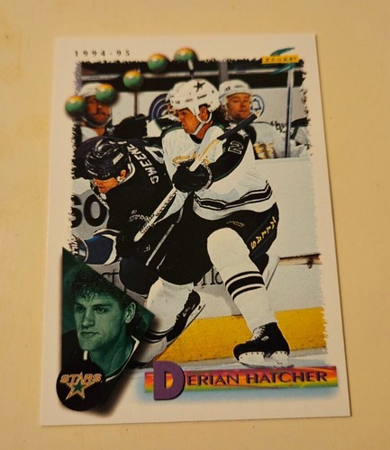 1994-95 Score Dallas Stars Hockey Card #148 Derian Hatcher - Free ...